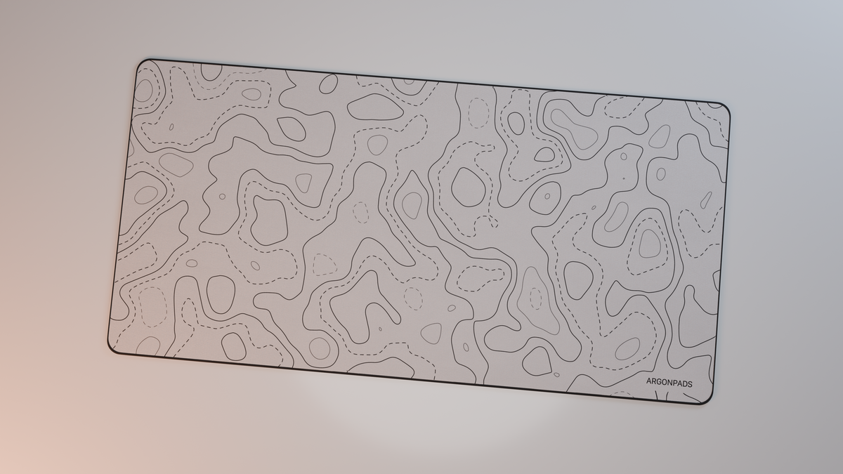 TOPOGRAPHY ─ SPEED ǀ GAMING MOUSEPAD– argonpads