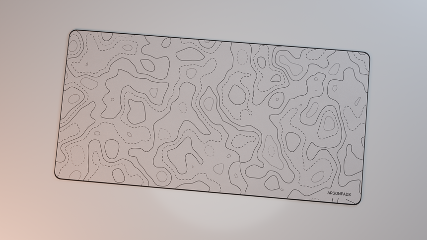 TOPOGRAPHY ─ SPEED ǀ GAMING MOUSEPAD– argonpads