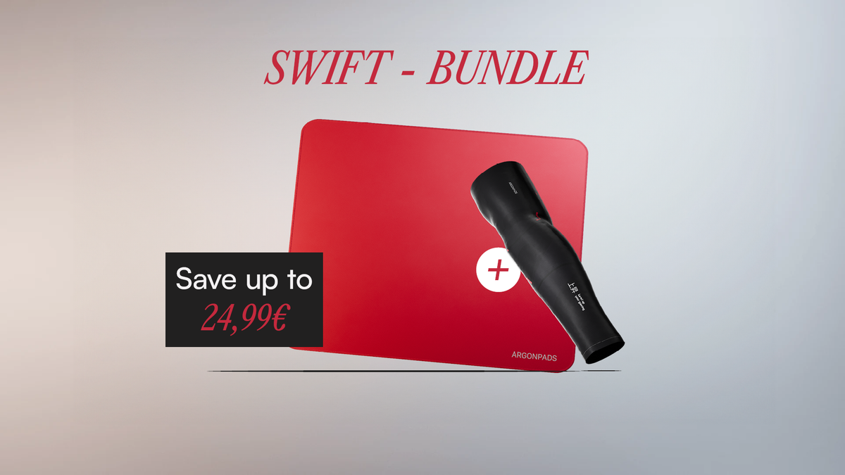 SWIFT BUNDLE - GAMING MOUSEPAD + ARMSLEEVE– argonpads